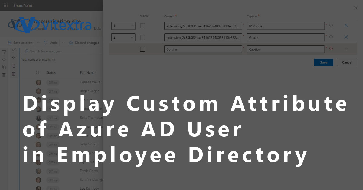 Display Custom Attribute of an Entra ID (Azure AD) User in Employee ...